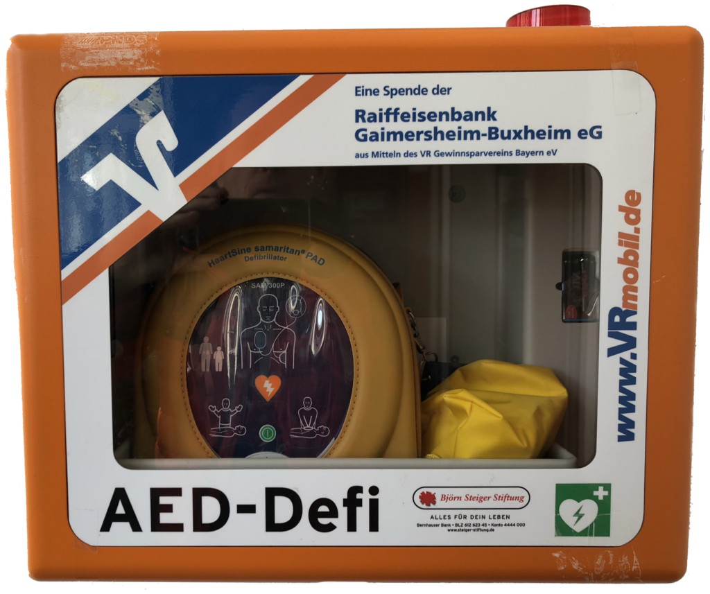 Defibrillator (AED Defi) – Feuerwehr Böhmfeld